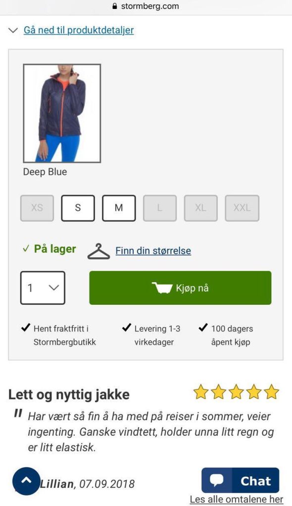 Stormberg Online Store Review - WEB4PRO