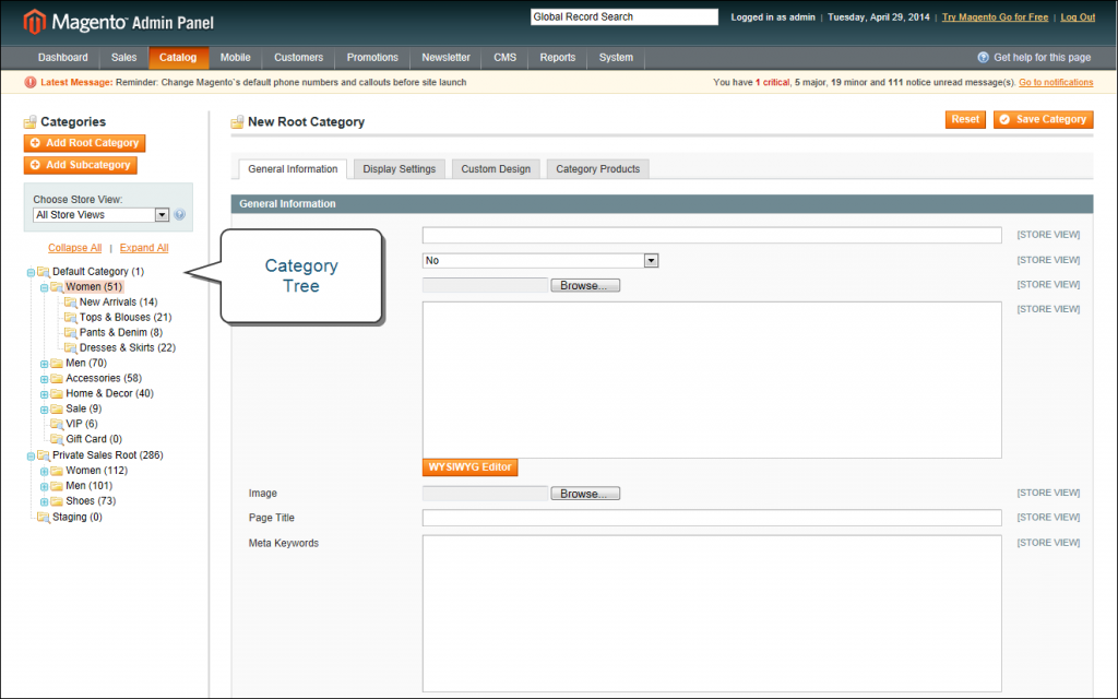 Tips to Work on Magento Categories - WEB4PRO